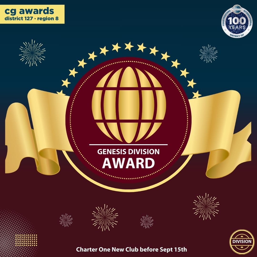 Division Awards – Toastmasters 127