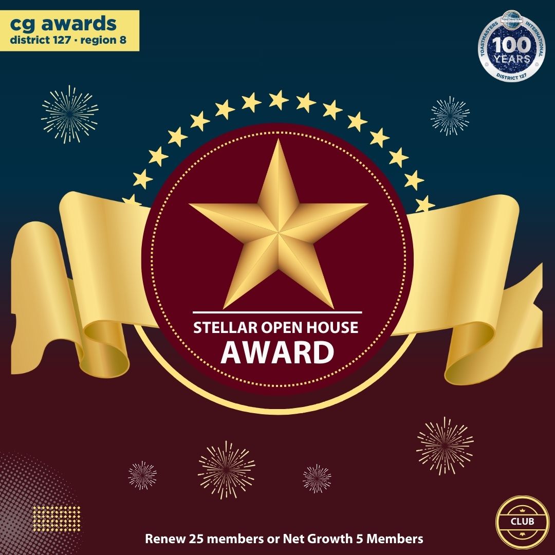 Club Awards – Toastmasters 127